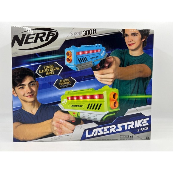 Nerf | Toys | Nerf Laserstrike Lazer Tag 2 Pack Blaster Set Unique ...